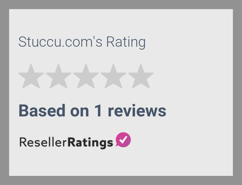 Stuccu.com Reviews | 1 Reviews of Stuccu.com | ResellerRatings