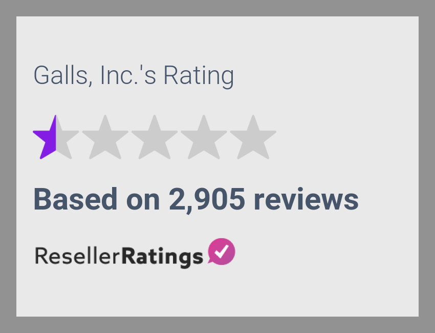 Galls, Inc. Reviews | 2,905 Reviews of Galls.com | ResellerRatings