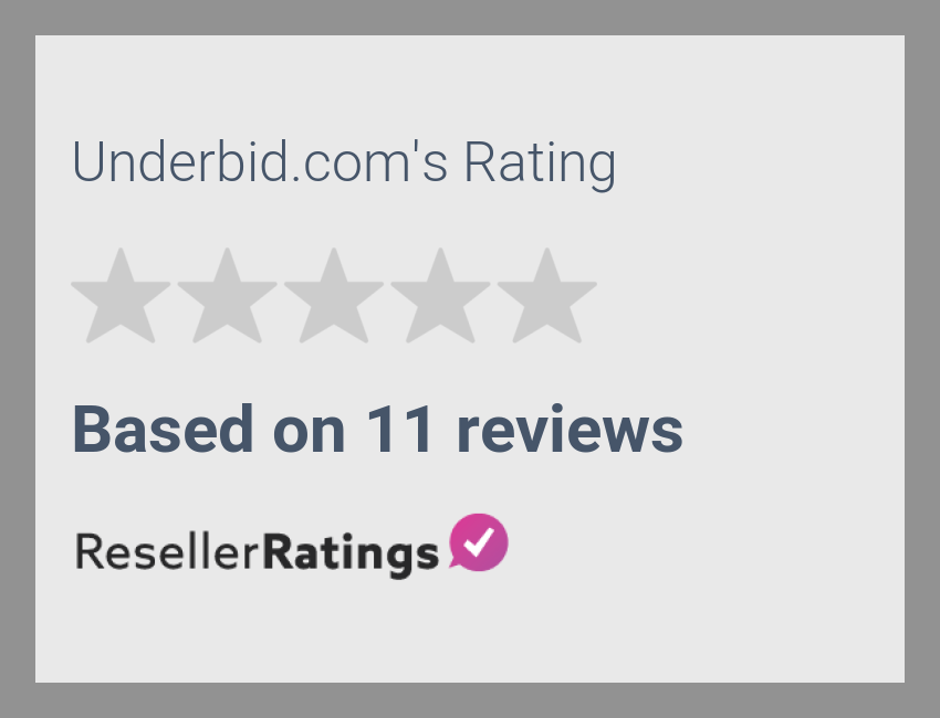 Underbid.com Reviews | 11 Reviews of Underbid.com | ResellerRatings