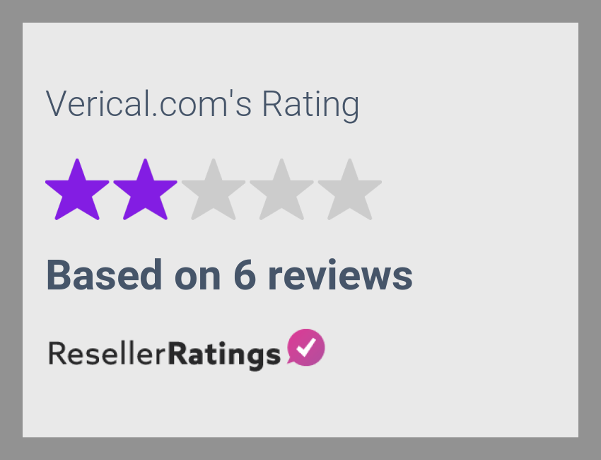 Verical.com Reviews | 6 Reviews of Verical.com | ResellerRatings