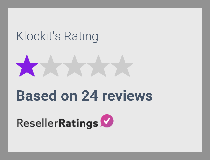Klockit Reviews | 24 Reviews of Klockit.com/ | ResellerRatings