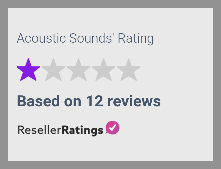 Acoustic Sounds Reviews | 12 Reviews of Store.acousticsounds.com ...
