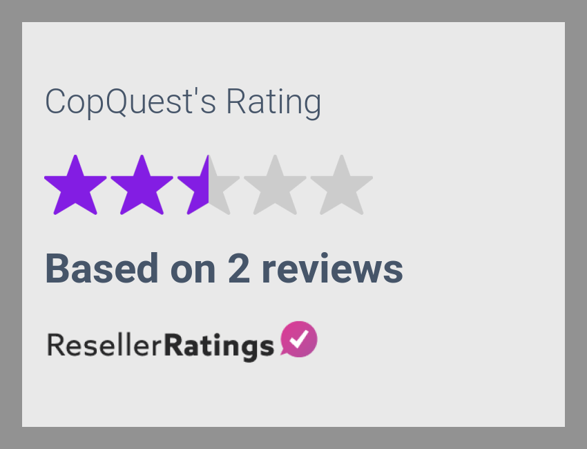 CopQuest Reviews | 2 Reviews of Copquest.com/ | ResellerRatings