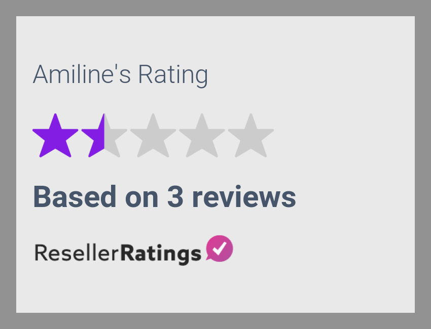 Amiline Reviews | 3 Reviews of Amiline.com/ | ResellerRatings