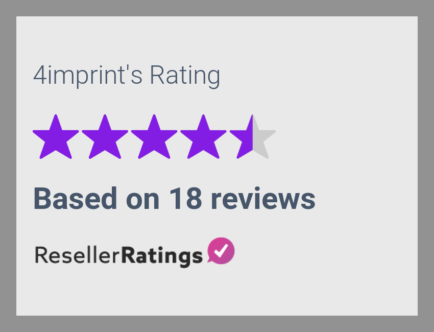 4imprint Reviews | 18 Reviews of 4imprint.com | ResellerRatings