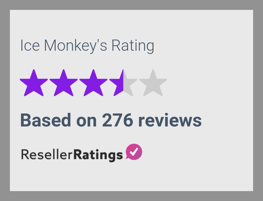 Ice Monkey Reviews | 276 Reviews of Icemonkey.com | ResellerRatings