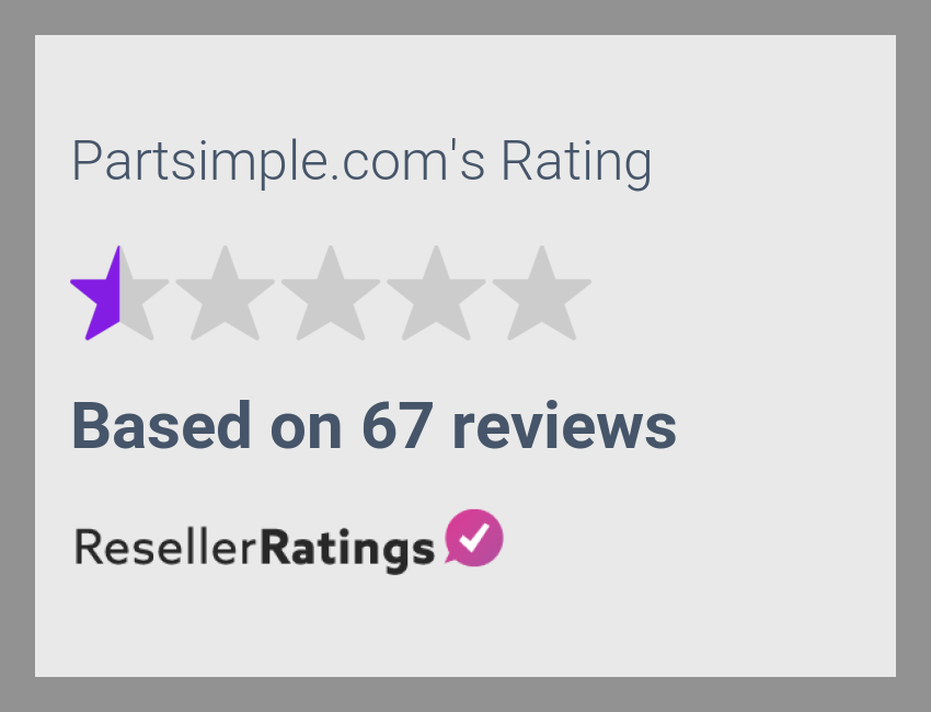 Partsimple.com Reviews | 67 Reviews of Partsimple.com | ResellerRatings