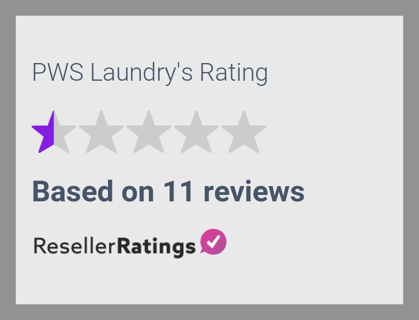 PWS Laundry Reviews | 11 Reviews of Pwslaundry.com | ResellerRatings