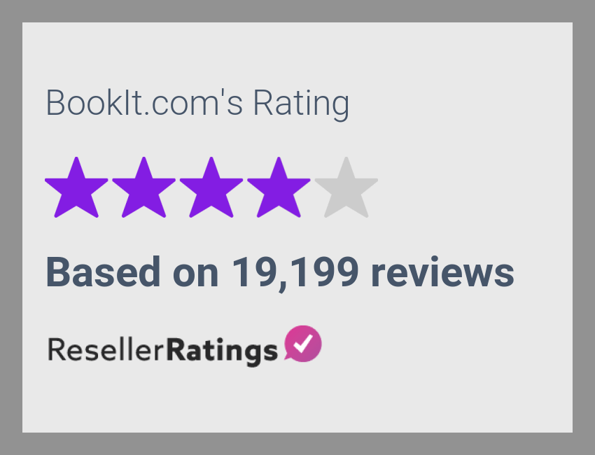 BookIt.com Reviews | 19,199 Reviews of Bookit.com | ResellerRatings