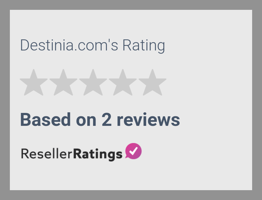 Destinia.com Reviews | 2 Reviews of Destinia.com | ResellerRatings