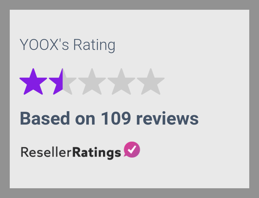 YOOX Reviews | 110 Reviews of Yoox.com | ResellerRatings