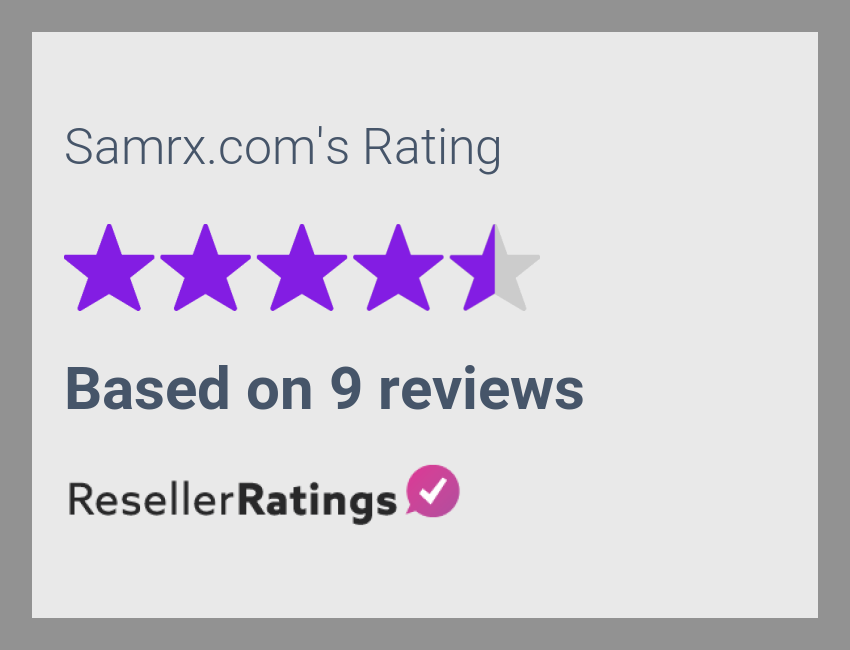 Samrx.com Reviews | 9 Reviews of Samrx.com | ResellerRatings