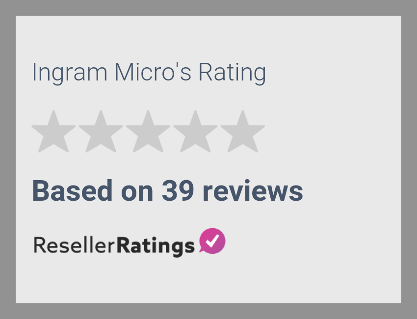 Ingram Micro Reviews | 39 Reviews of Ingrammicro.com | ResellerRatings