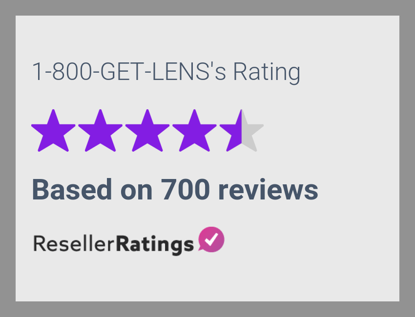 1-800-GET-LENS Reviews | 699 Reviews of 1800getlens.com | ResellerRatings