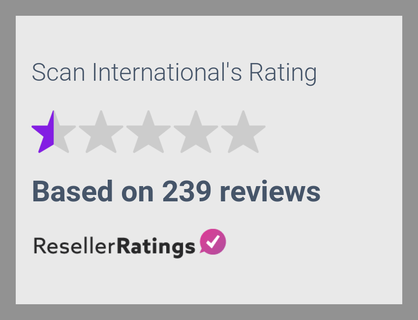 Scan International Reviews | 239 Reviews of Scan.co.uk | Horwich ...